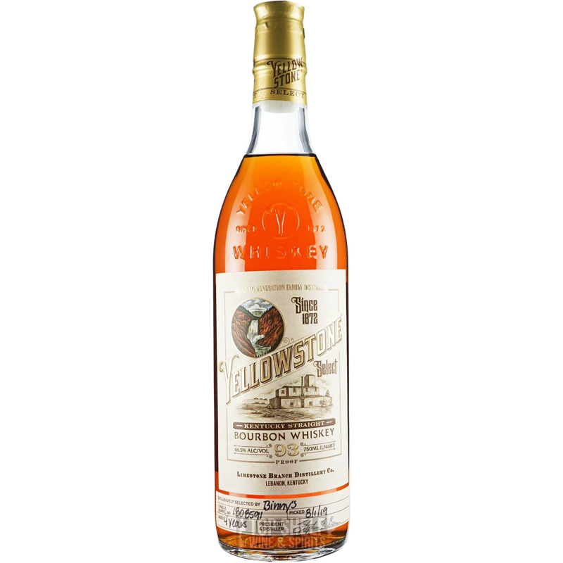 Yellowstone Select Single Barrel Kentucky Straight Bourbon Whiskey