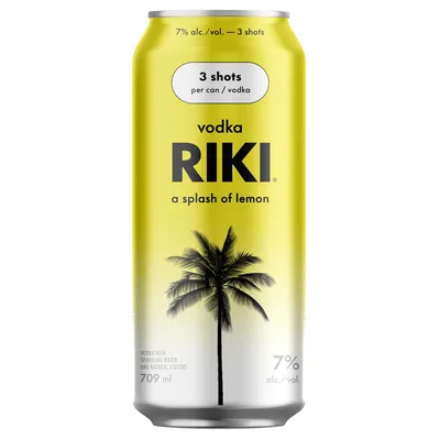 RIKI Vodka A Splash of Lemon | Corked Bixby