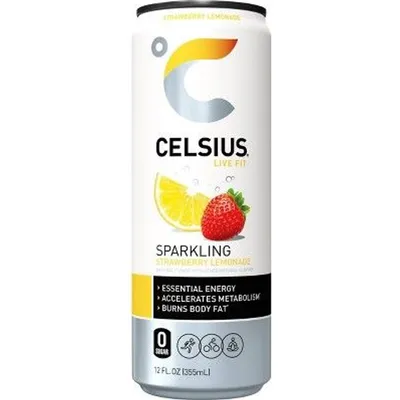 Celsius Sparkling Strawberry Lemonade Energy Drink | Corked Bixby
