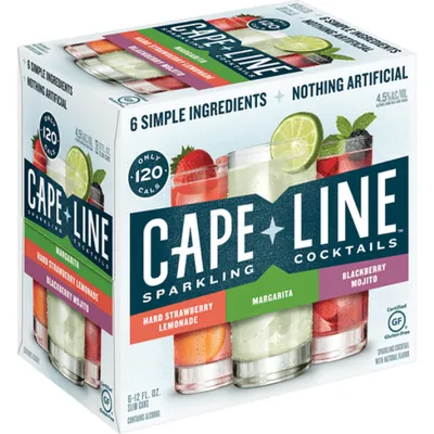Cape Line Sparkling Cocktails Variety Pack